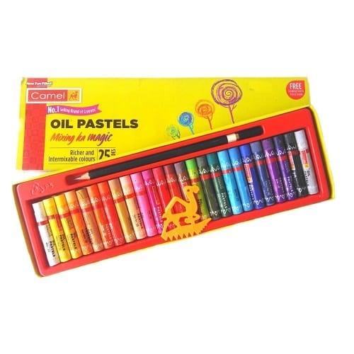 Camel Oil Pastels -25 shades - www.haanz.lk