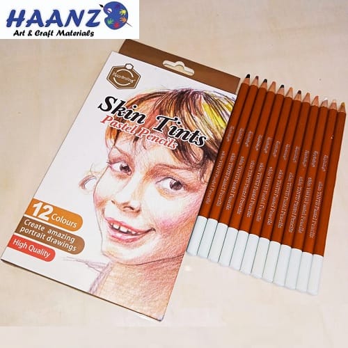Keep Smiling Skin Tints Pastel Pencils 12 set – www.haanz.lk