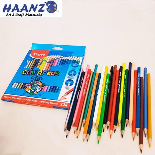 Maped Colour Peps Star Colour Pencils -24 – Haanz.lk