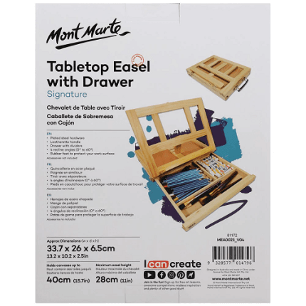 Mont Marte Tabletop Easel With Drawer – www.haanz.lk